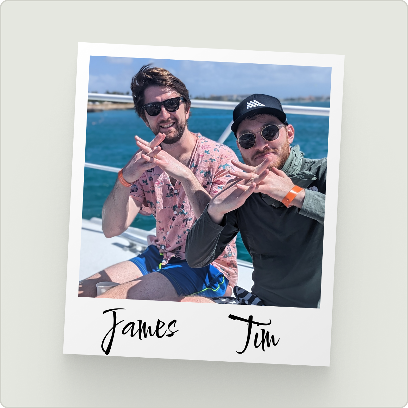 Signed founder photo – PostHog